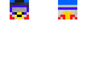 CJ niebieski v2 | Minecraft Skin