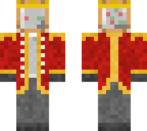 command block man king | Minecraft Skin