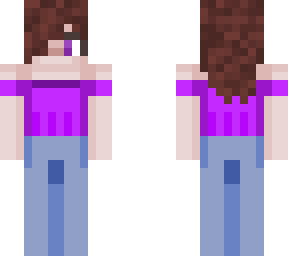 mouse girl with ruffle shirt | Minecraft Skin