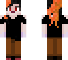 Tortoiseshell maine coon as human | Minecraft Skin