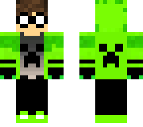 Skin creeper hoodie | Minecraft Skin