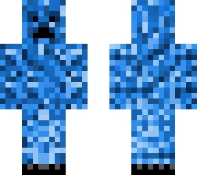 Blue Creeper | Minecraft Skin