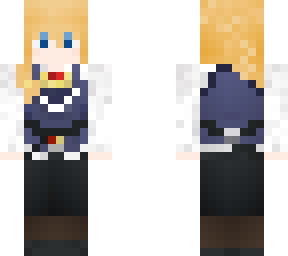 receptionist girl blue eyes (goblin slayer) | Minecraft Skin
