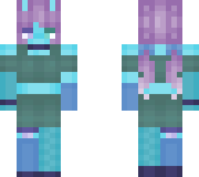 Alien Cools - Color Palette Challenge | Minecraft Skin
