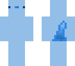 Blue axolotl | Minecraft Skin