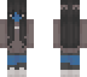 blue skin girl | Minecraft Skin