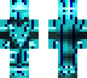 Glitched Ice Knight | Minecraft Skin