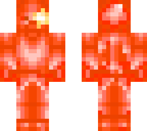 Red-Orange Steve | Minecraft Skin