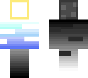 Sun & Moon Gradient (Clouds are on the outer layer) | Minecraft Skin