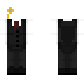 Tuxedo - Base (without jacket) | Minecraft Skin