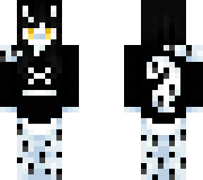 Umbra ~ Snow Leopard Skin Commission | Minecraft Skin