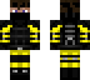 Black armor steve Jungle | Minecraft Skin