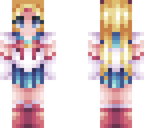 Usagi Tsukino; Sailor Moon | Minecraft Skin