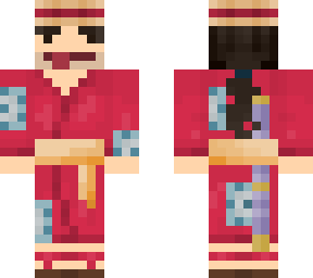 Wano Luffy Dano | Minecraft Skin