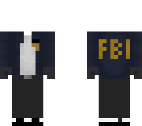 FBI Jacket Template | Minecraft Skin