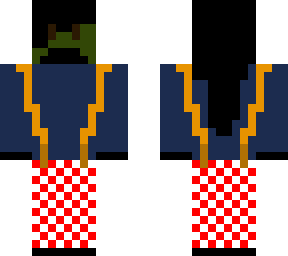 Red and White Checkered Trsouers | Minecraft Skin