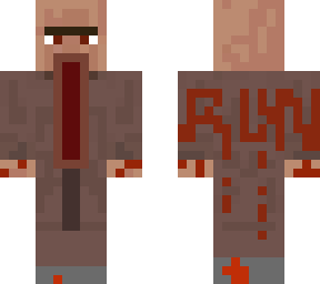 Scary Villager (thx Marrt) | Minecraft Skin