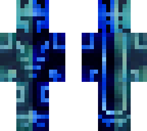 Split CyberPunk Knight | Minecraft Skin