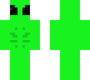 Basic green alien | Minecraft Skin