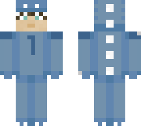 blue dino | Minecraft Skins