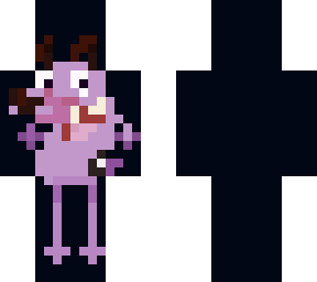 Courage the cowardly dog! | Minecraft Skin