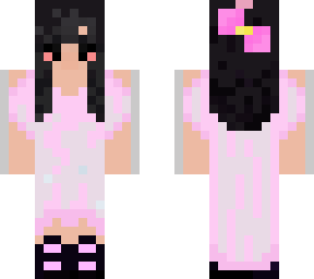 pink dress | Minecraft Skin
