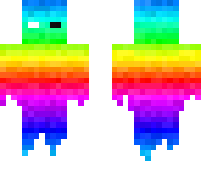 rainbow zombie phantom | Minecraft Skin