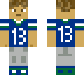 Seahawks Throwback Uniform Skin | Minecraft Skin