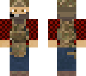 Tactical Flannel Operator | Minecraft Skin