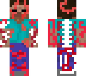 corrupt steve | Minecraft Skin