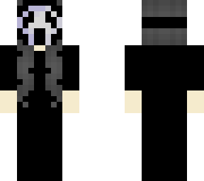 Female - Ghostface Mask - Halloween | Minecraft Skin