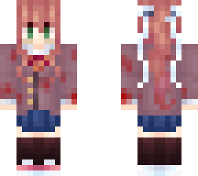 Monika Horror | Minecraft Skin