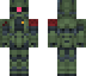 MS-06F Zaku II F Type (LeSean) | Minecraft Skin