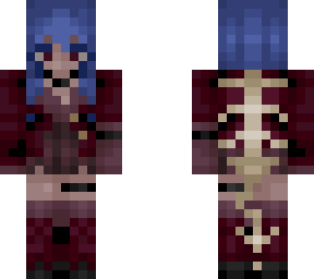 Vampire Phantom OC ^^ | Minecraft Skin