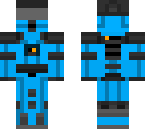 Blue HEV suit | Minecraft Skin