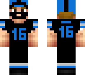Detroit Lions Black Uniform (Combo 1) | Minecraft Skin