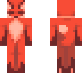 fluffy red fox | Minecraft Skin