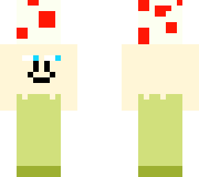 front facing mushroom guy | Minecraft Skin