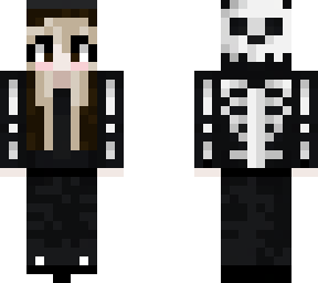 skeleton girl | Minecraft Skins