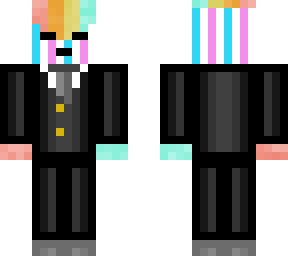 suited up POPcorn | Minecraft Skin