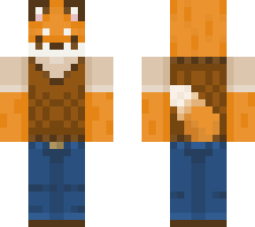 cute polite fox | Minecraft Skin