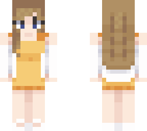 sunflowers and marigolds ; remake | Minecraft Skin