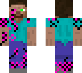 Corrupted Steve | Minecraft Skin