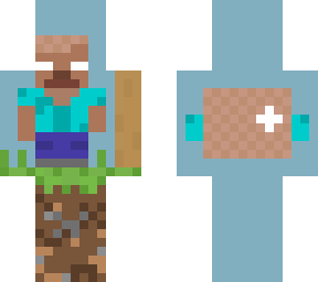 the return of baldbrine (pixel art) | Minecraft Skin