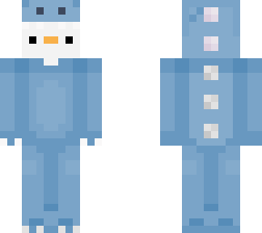 blue dino duck | Minecraft Skin