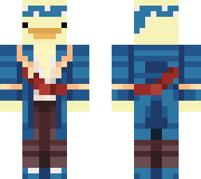 Blue pirate duck | Minecraft Skin
