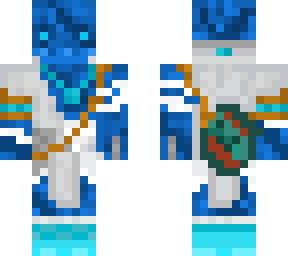Lightning Dragonborn | Minecraft Skin