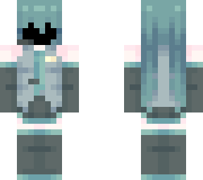 weirdcore miku >:3 (fixed) | Minecraft Skin