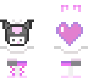 cute hello kitty outdoorer ob | Minecraft Skin