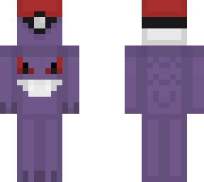 Gengar with pokeball | Minecraft Skin